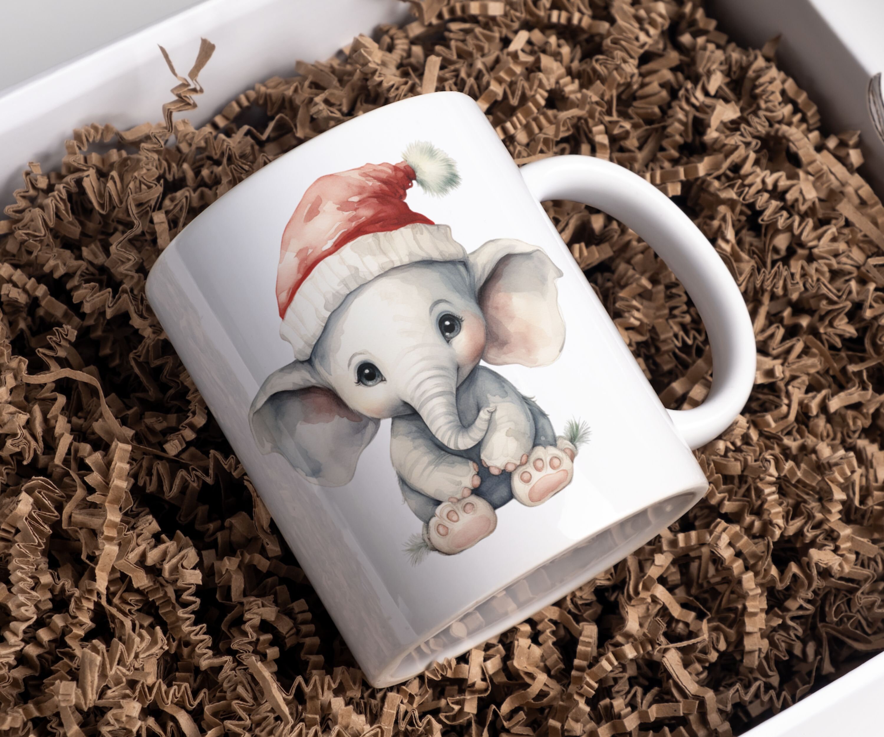 Safari Christmas Clipart Bundle, Winter Clipart, Safari Watercolor ...