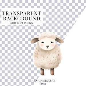 Farm Animal Nursery Clipart, Nursery Clipart, Farm Animals Watercolor ...