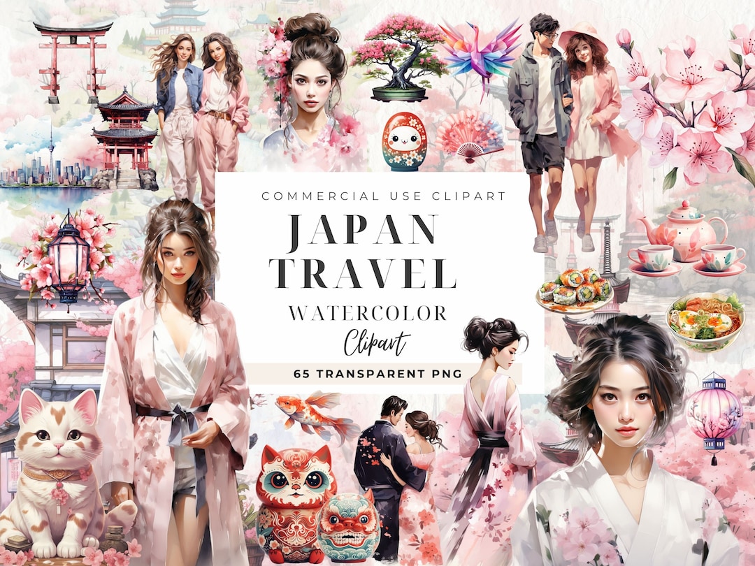 Japan Travel Clipart, Japan Clipart, Sushi, Japanese Food, Travel Clip ...