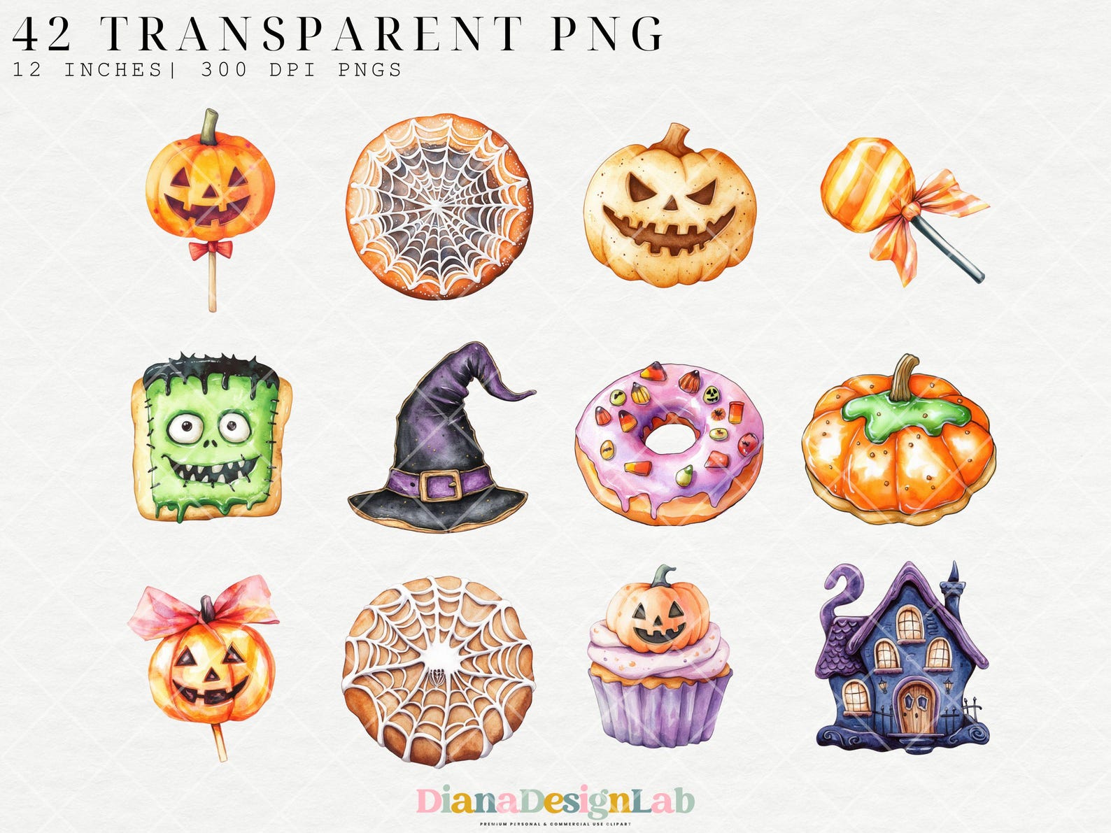 Halloween Cookies Clipart, Halloween Png, Cute Trendy Sublimation Cut ...
