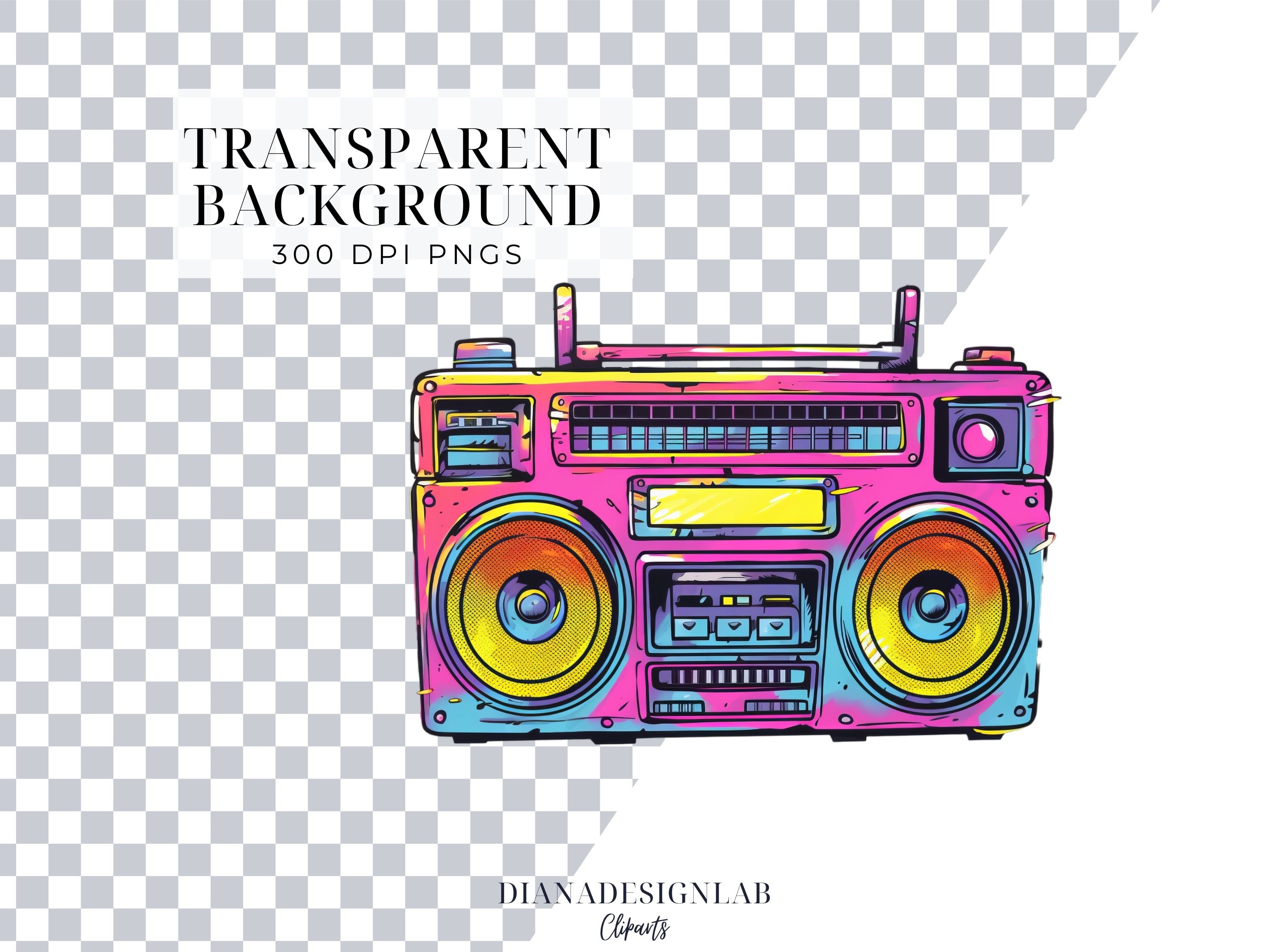 Neon 80S Clipart Instant Download 80S Clipart Arcade - Etsy