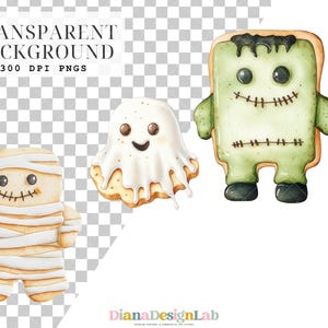 Halloween Cookies Clipart, Halloween Png, Cute Trendy Sublimation Cut ...