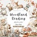 Woodland Reading Clipart, Fall Autumn, Baby Animals, Back to School ...