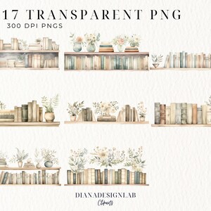 Book Borders Clipart, Paper Book Print for Kids, Digital Download ...