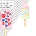 Watercolor Popsicle Clipart: Summer Ice Cream Graphics (commercial Use ...