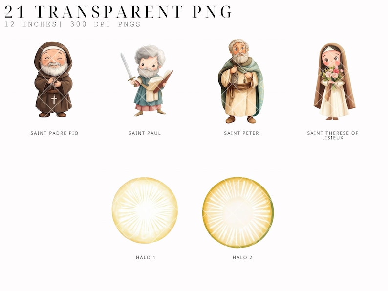 Bible Saints Clipart, Faith Cut File, Christians, Jesus, Bible Png ...