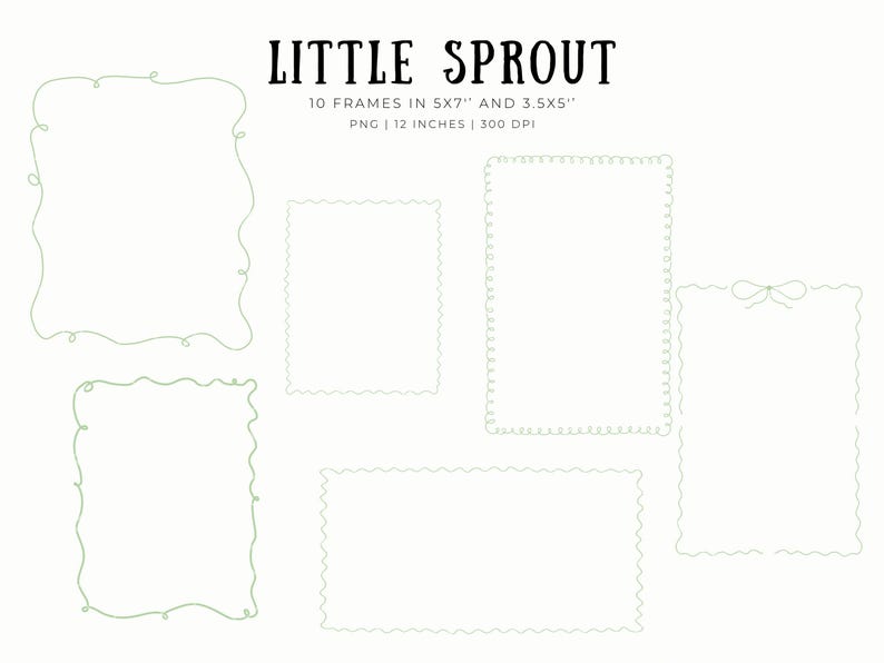 Little Sprout Clipart, Cute Garden Baby Shower Art, Veggie Graphics ...