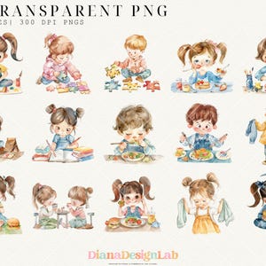 Kids Routine Clipart, Children Daily Routine, Chores Icons, Daily ...