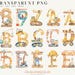 Construction Birthday Party Alphabet Clipart, Road Numbers ...