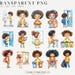 School Duties Clipart, Teacher, Daily Routine, Housekeeping, Digital ...