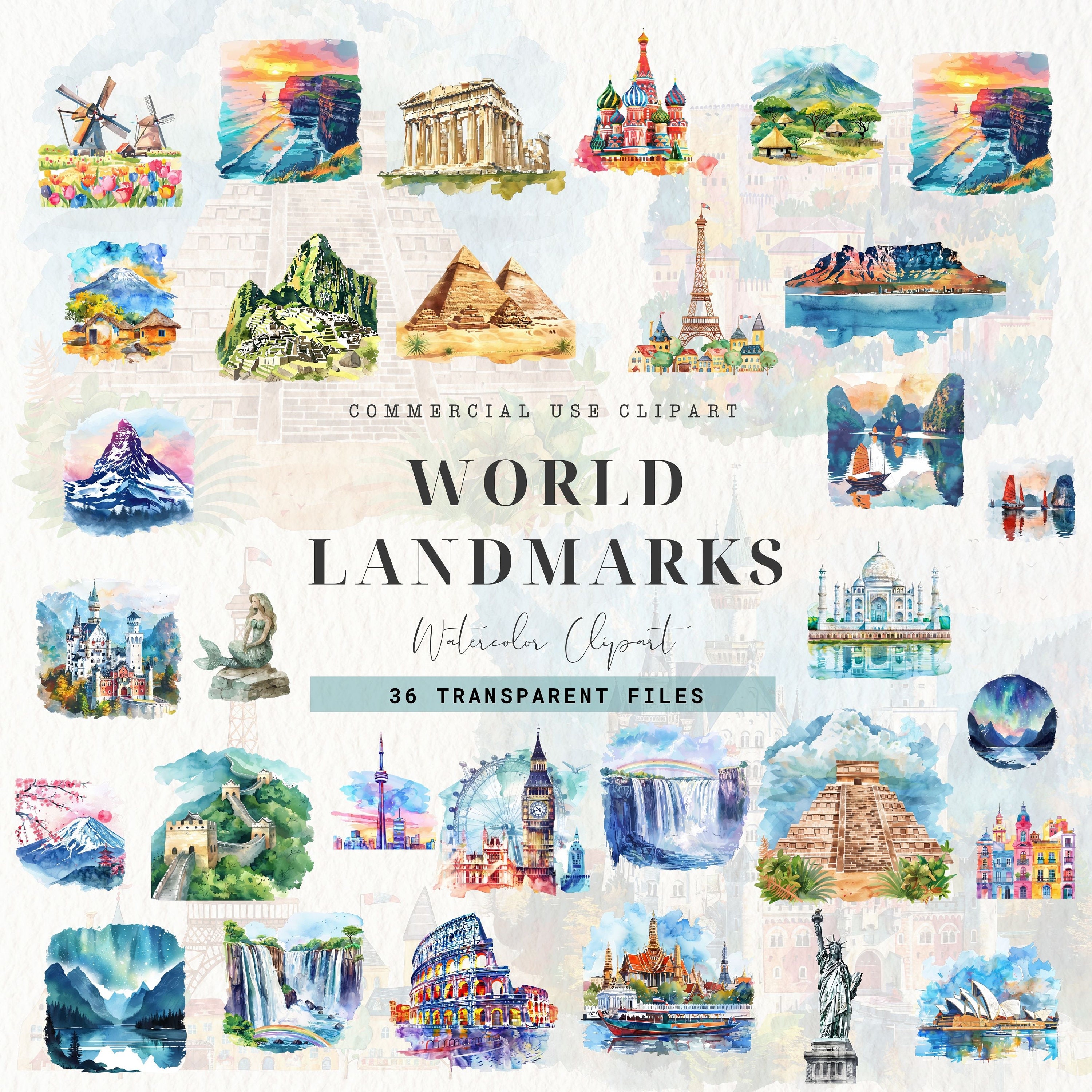 World Places Clipart, Places to Travel, Magic Places PNG, Eiffel Tower ...