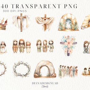 Religious Christianity Easter Clipart, Easter Resurrection, Faith ...