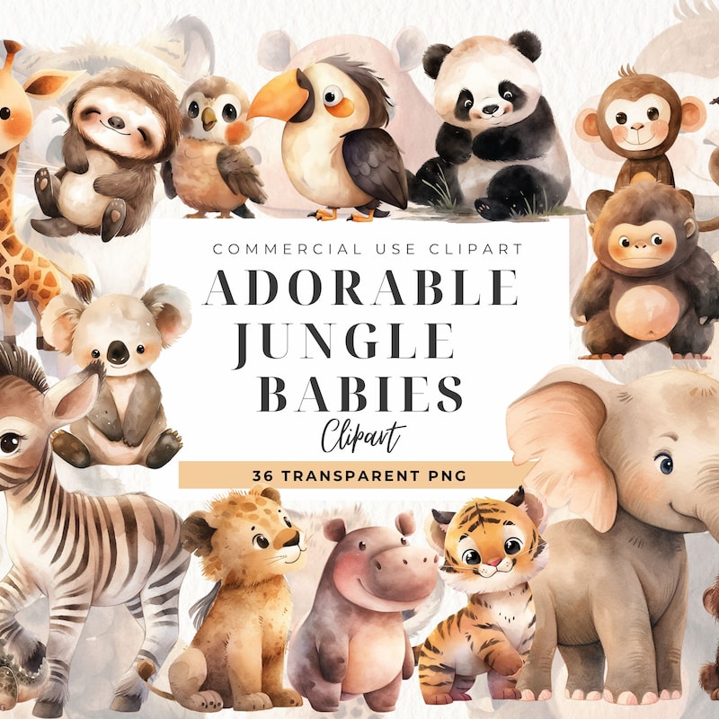Animals Clip Art - Etsy