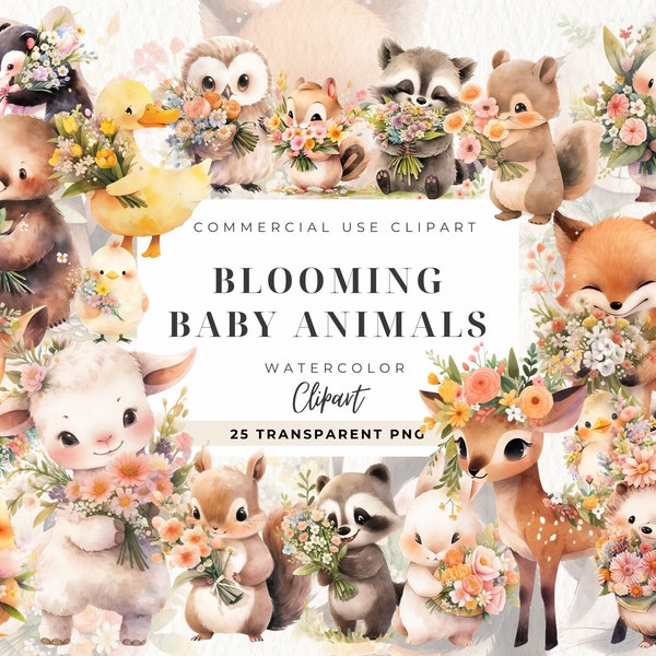 Animals Clipart - Etsy