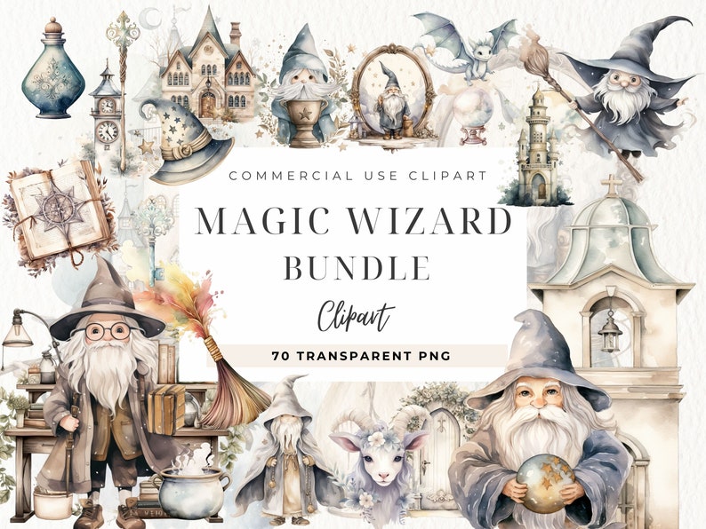 Wizard Academy Clipart, Magic Wizard School, Commercial Use, Magic Png ...