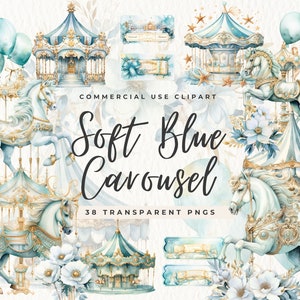 Carousel Clipart, Carousel Horse, Newborn Baby, Carousel Pony ...