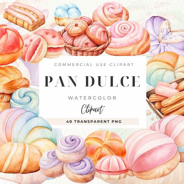 Pan Dulce Clipart - Etsy