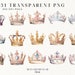 Crowns Watercolor Clip Art, Commercial Use, Transparent Pngs, Royal ...