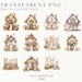 Watercolor Easter Bunny House Clipart, Digital Clipart, Digital Downloa ...