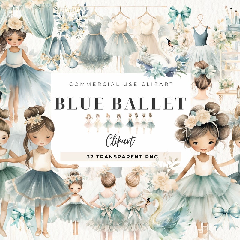 Ballet Clip Art - Etsy