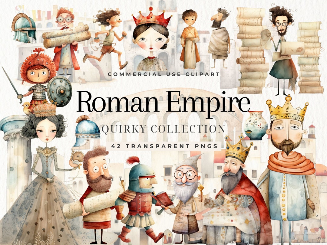 Roman Empire Clipart, Quirky Style, Rome Empire History, History Clip ...