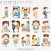 School Duties Clipart, Teacher, Daily Routine, Housekeeping, Digital ...