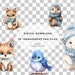 Winter Wonderland Clipart Bundle, Watercolor Winter Wonderland Baby ...