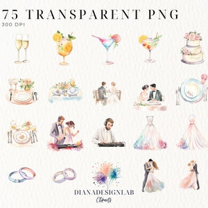 Wedding Timeline Icons Clipart, Marriage Icon Pack, Wedding Card Clipart, Wedding Itinerary ...