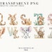 Watercolor Animal Alphabet Clipart, Commercial Use, Instant Download ...