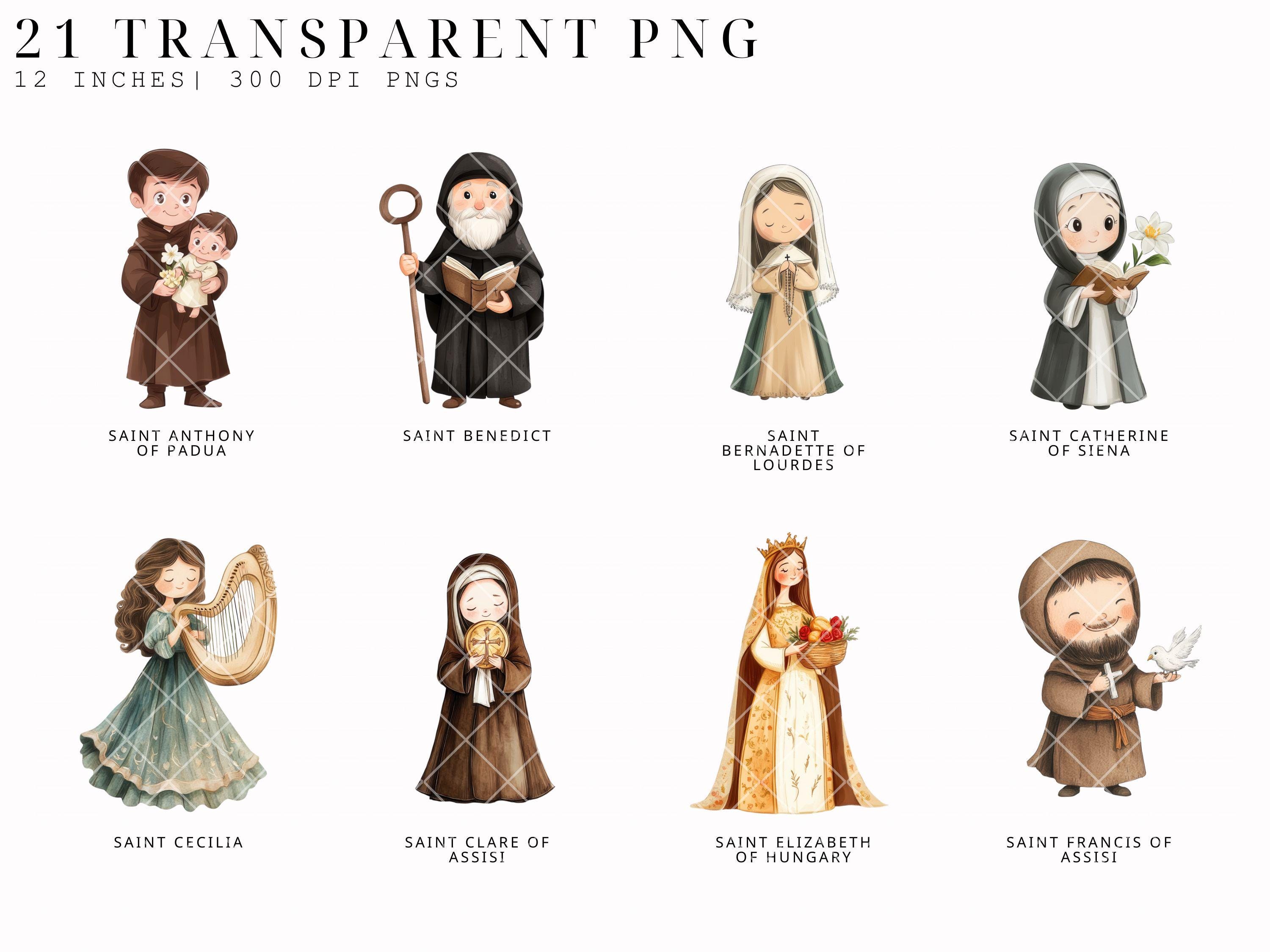 Bible Saints Clipart, Faith Cut File, Christians, Jesus, Bible Png ...