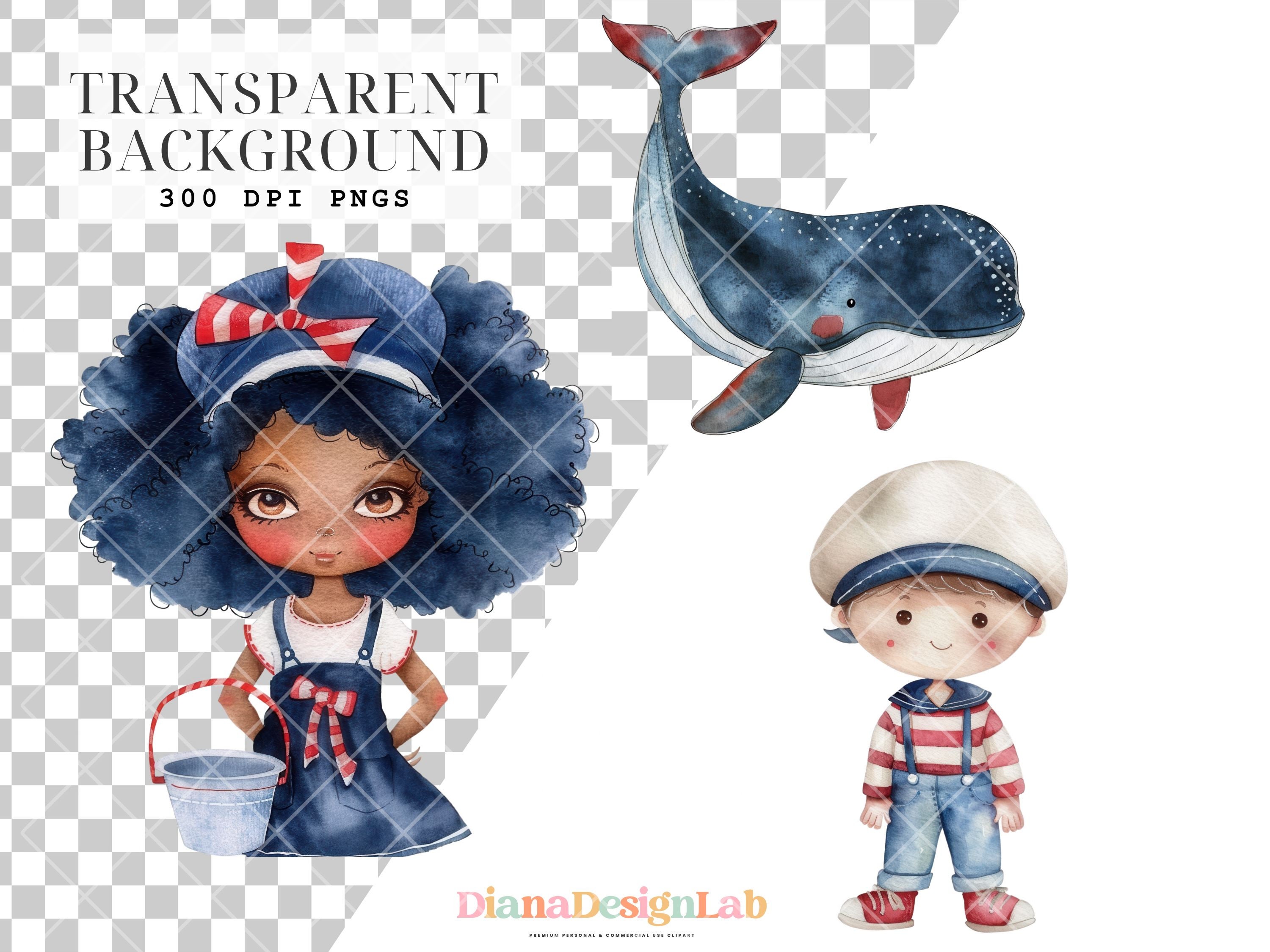 Baby Boy Nautical Clipart, Baby Shower, Cute Sailor, Baby Girl, Sailing ...
