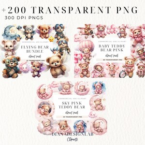 Baby Shower Clipart Bundle, Commercial Use, Watercolor Clipart, Baby ...