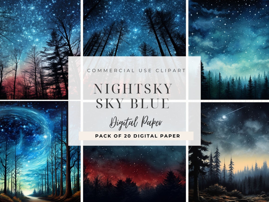 Nightsky Texture Clipart, Night Sky Starry Backgrounds, Night Time ...