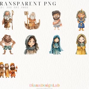 Biblical Characters Clipart, Bible Stories, Biblical People Clip Art ...