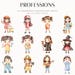 Watercolor Professions Clipart: Kids Careers, Classroom Decor (digital ...