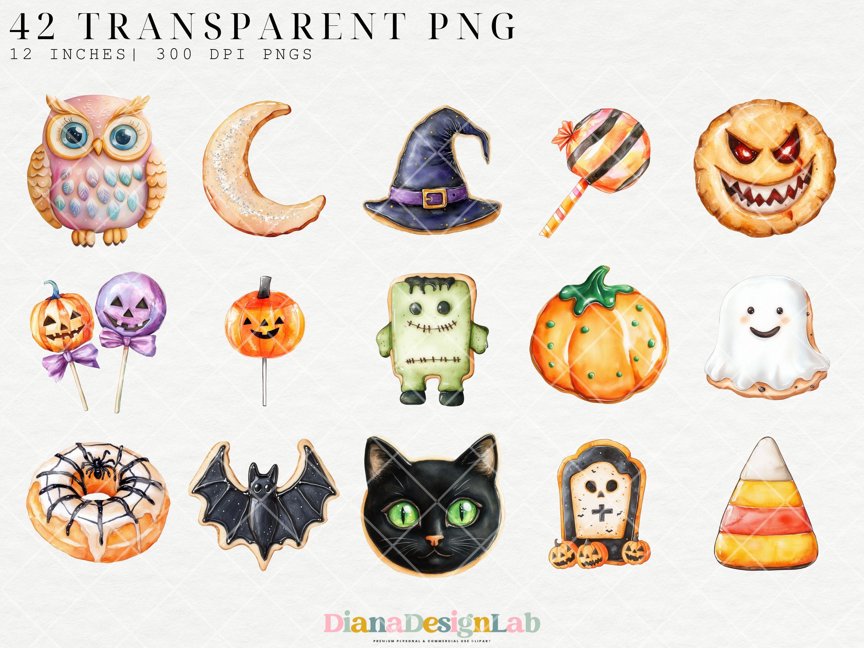 Halloween Cookies Clipart, Halloween Png, Cute Trendy Sublimation Cut ...