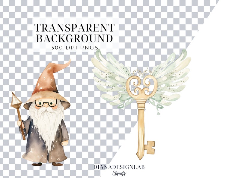 Wizard Academy Clipart, Instant Download, Wizard Students, Witches Png ...