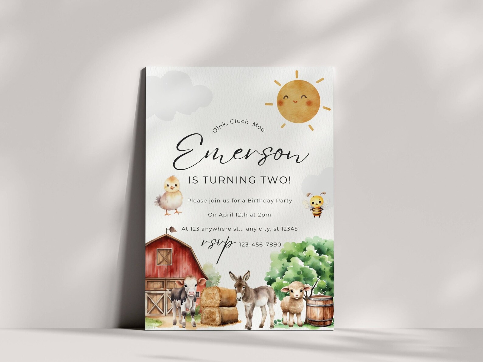 Farm Animal Nursery Clipart, Nursery Clipart, Farm Animals Watercolor ...