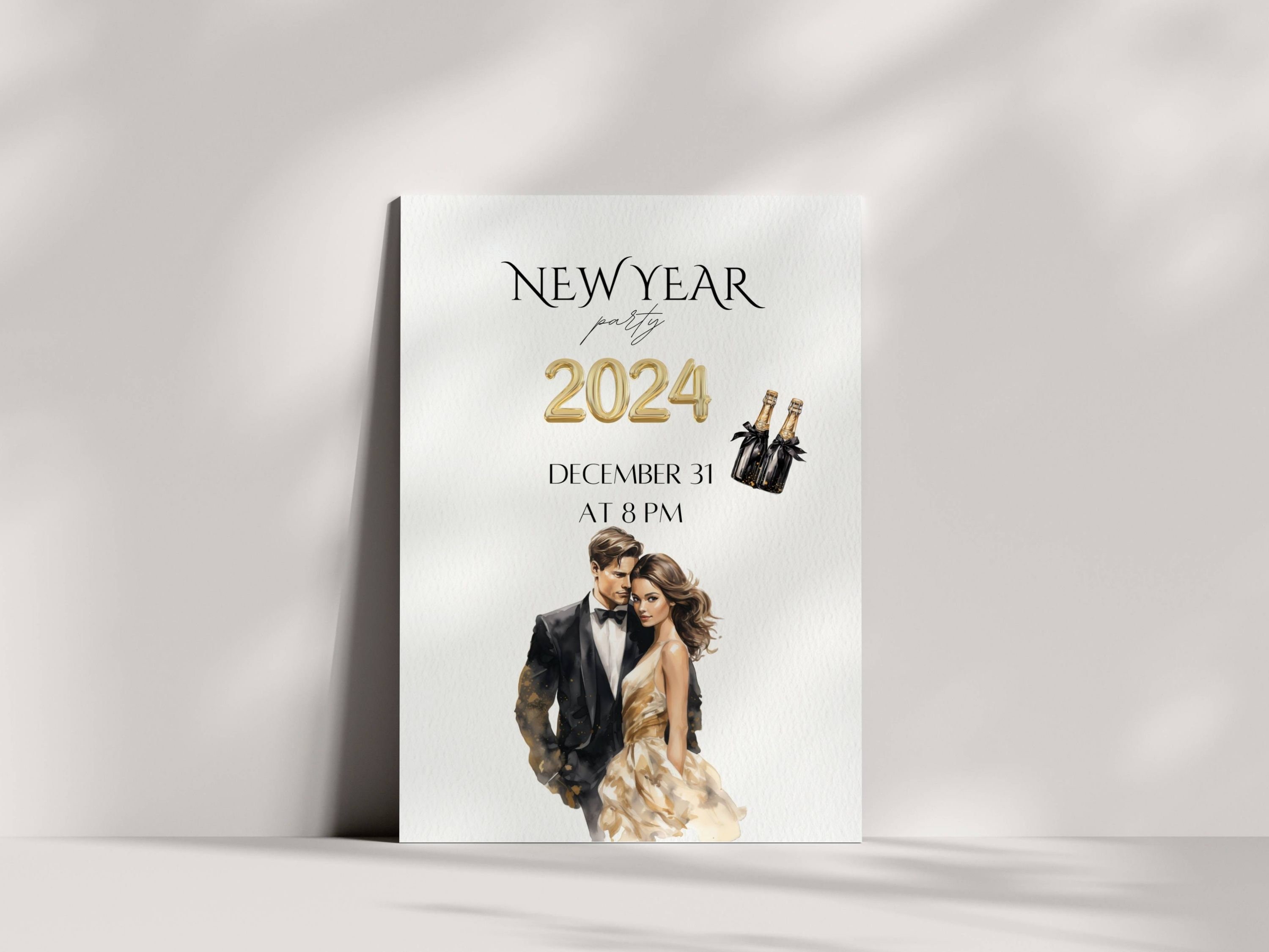 2024 New Years Clipart, New Years Eve Party Clipart, Happy New Year ...