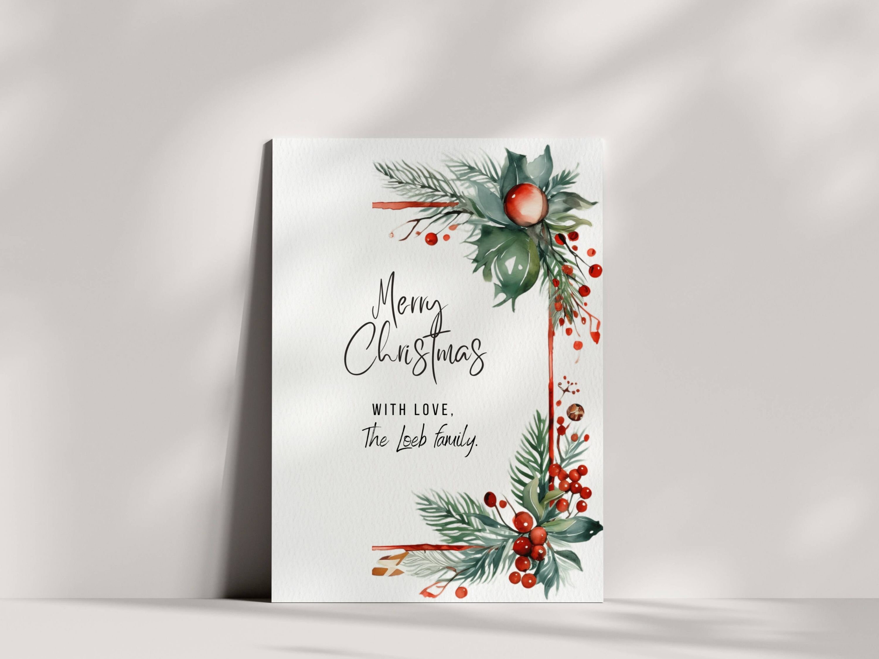 Watercolor Christmas Border Clipart, Doodle Border Clipart Png ...