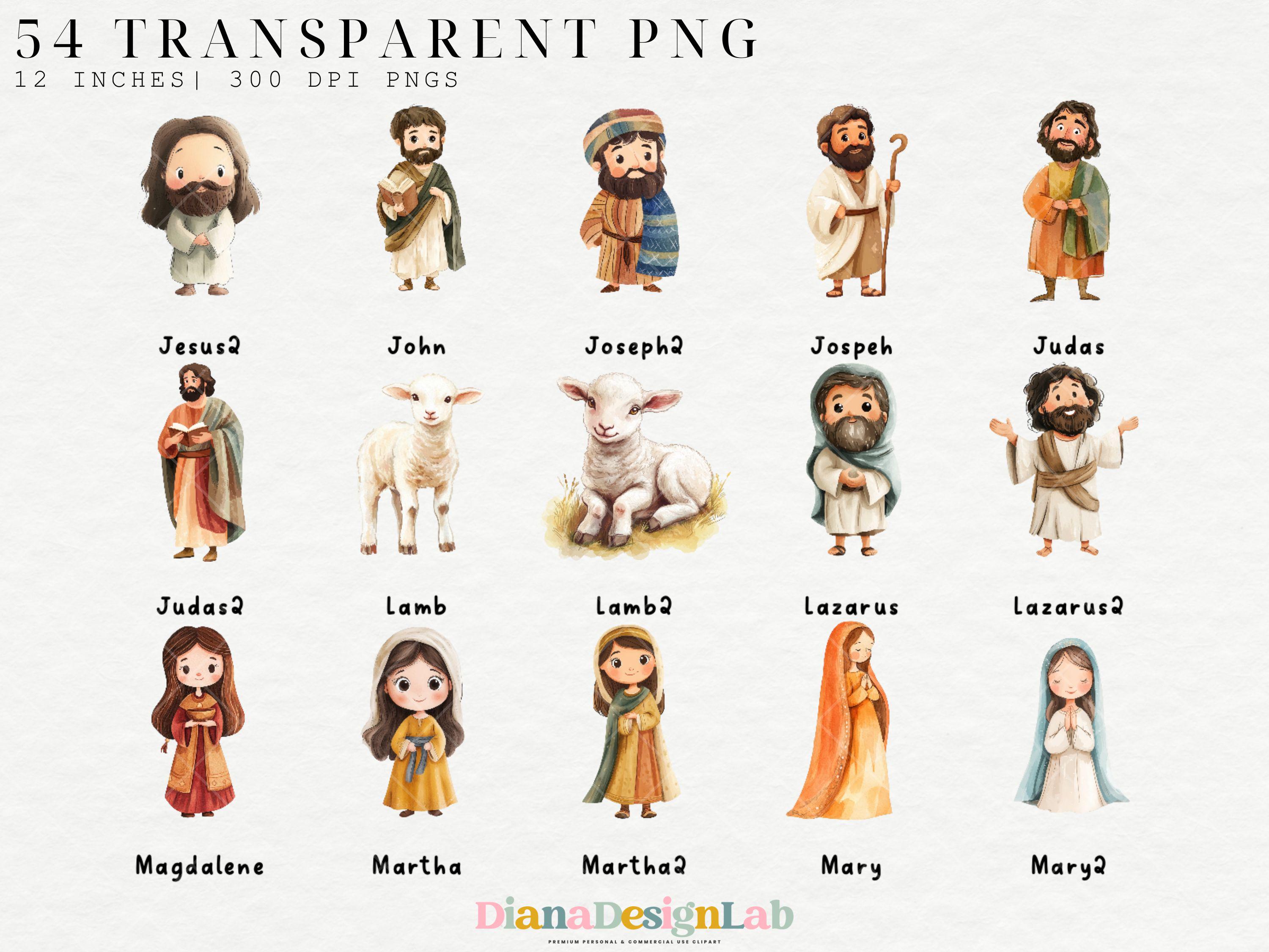 New Testament, Biblical Characters Clipart, Bible Story, Biblical ...