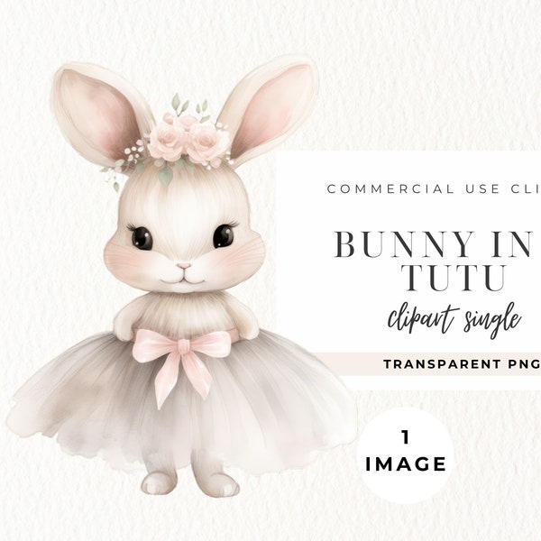 Tutu Bunny Png Clipart - Etsy