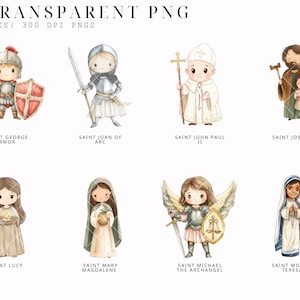 Bible Saints Clipart, Faith Cut File, Christians, Jesus, Bible Png ...
