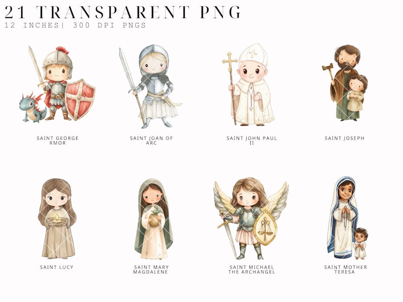 Bible Saints Clipart, Faith Cut File, Christians, Jesus, Bible Png ...
