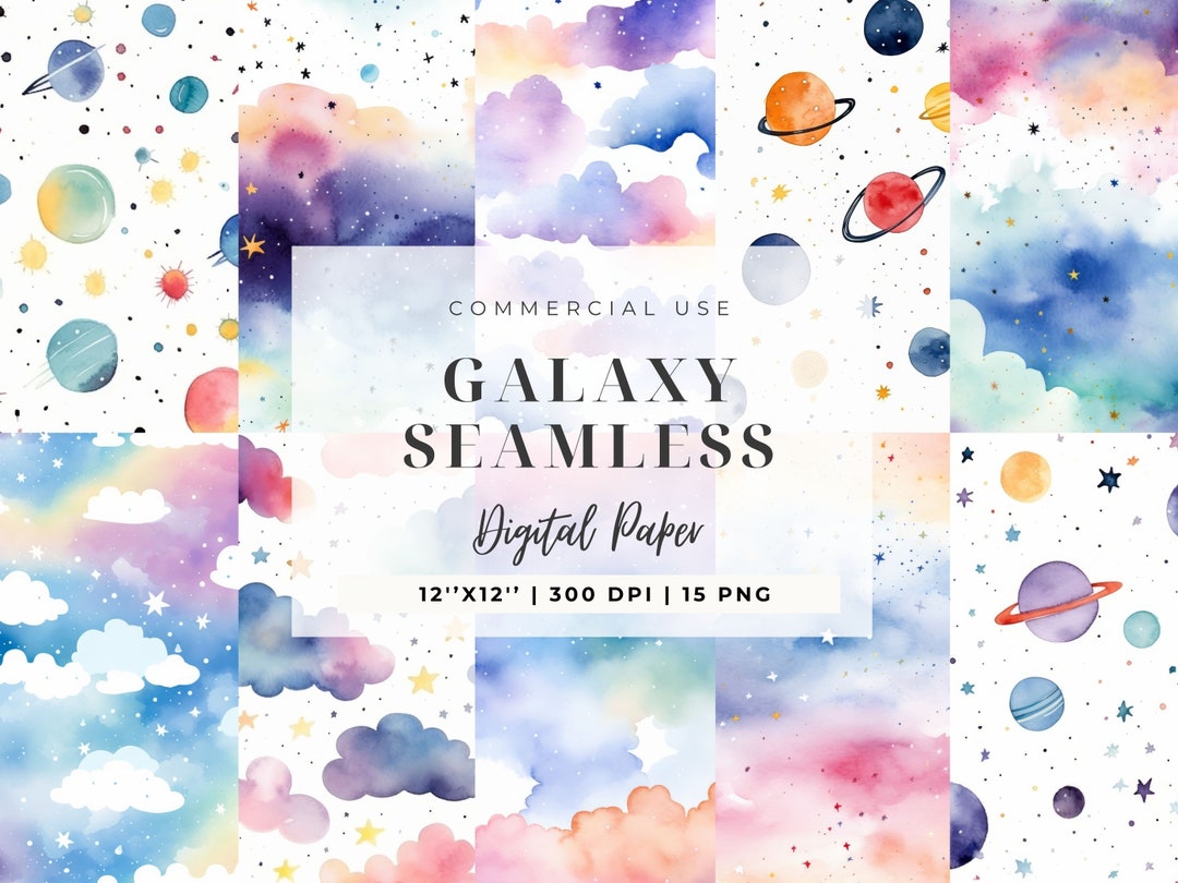 Galaxy Pattern Seamless, Universe Texture, Galaxy Fabric Design ...