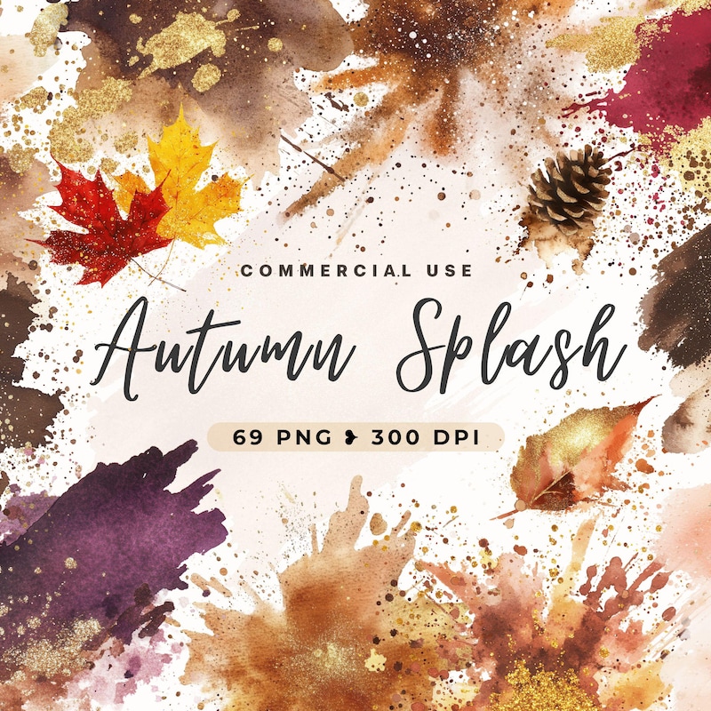 Autumn Abstract Art - Etsy