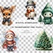 Cute Watercolor Christmas Clipart Bundle Christmas Gift - Etsy