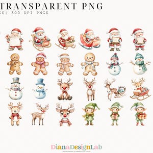 Santas Village Clipart, Cute Santa Png, North Pole Clipart, Xmas ...