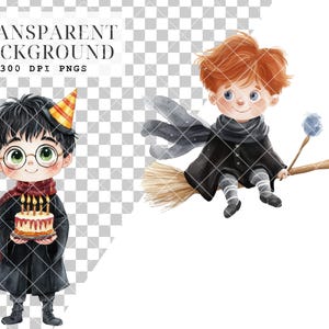 Wizard School Birthday Clipart, Kids Birthday, Magic School PNG ...