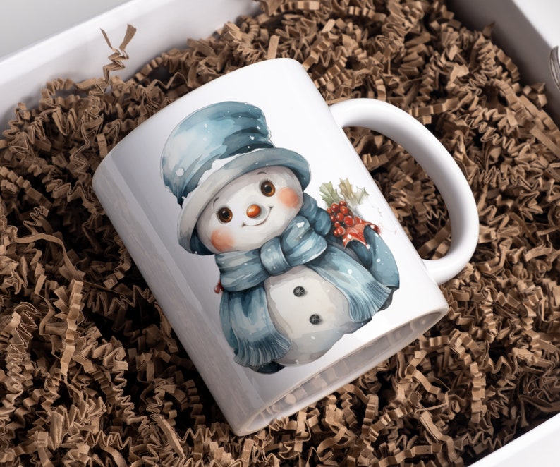 Cute Watercolor Christmas Clipart Bundle Christmas Gift - Etsy